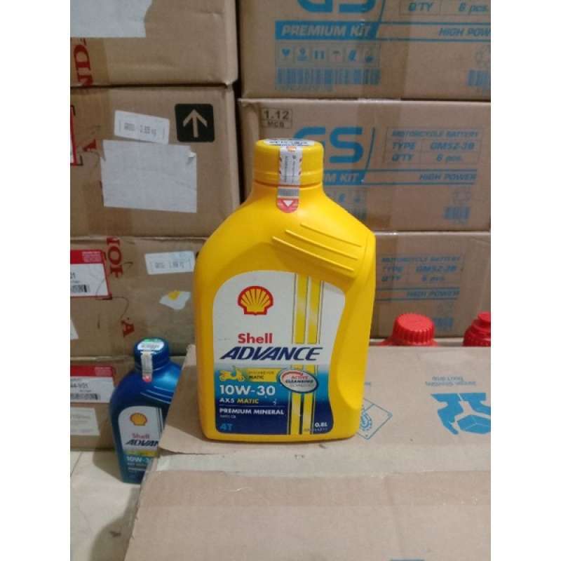 Promo Oli Shell Advance Matic Ax5 0.8l 10w-30 Original All Matic Diskon ...