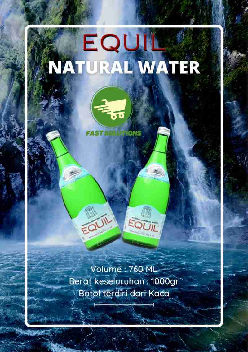Jual Equil Mineral Water Natural 760ml Di Seller Fast Solution Bdg Id ...
