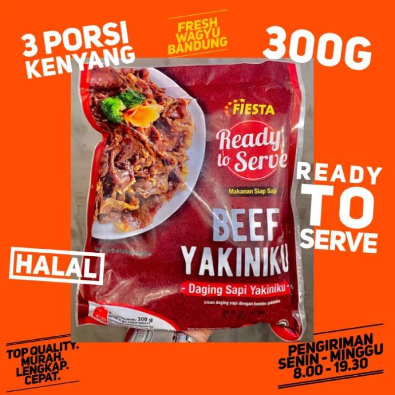 Jual Fiesta Ready To Serve Beef Yakiniku Daging Sapi Slice Halal Instant Di Seller Fresh Wagyu