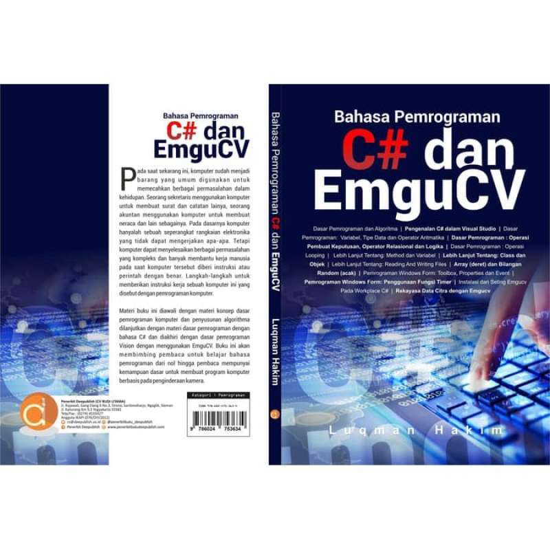 Jual Bahasa Pemrograman (c# Dan Emgucv) Buku Referensi By. Luqman Hakim - Penerbit Deepublish Di ...