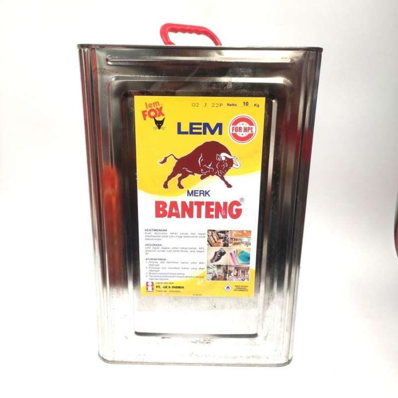 Jual 10kg /fox Banteng Lem Kuning Aibon Untuk Kayu Plastik Karet Kulit ...