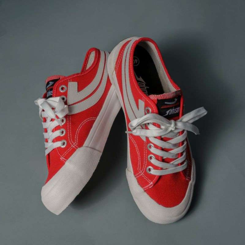 Promo Sepatu Sneakers Pria Wanita - Johnson Galaxy Pro Lowcut (LC) Red ...