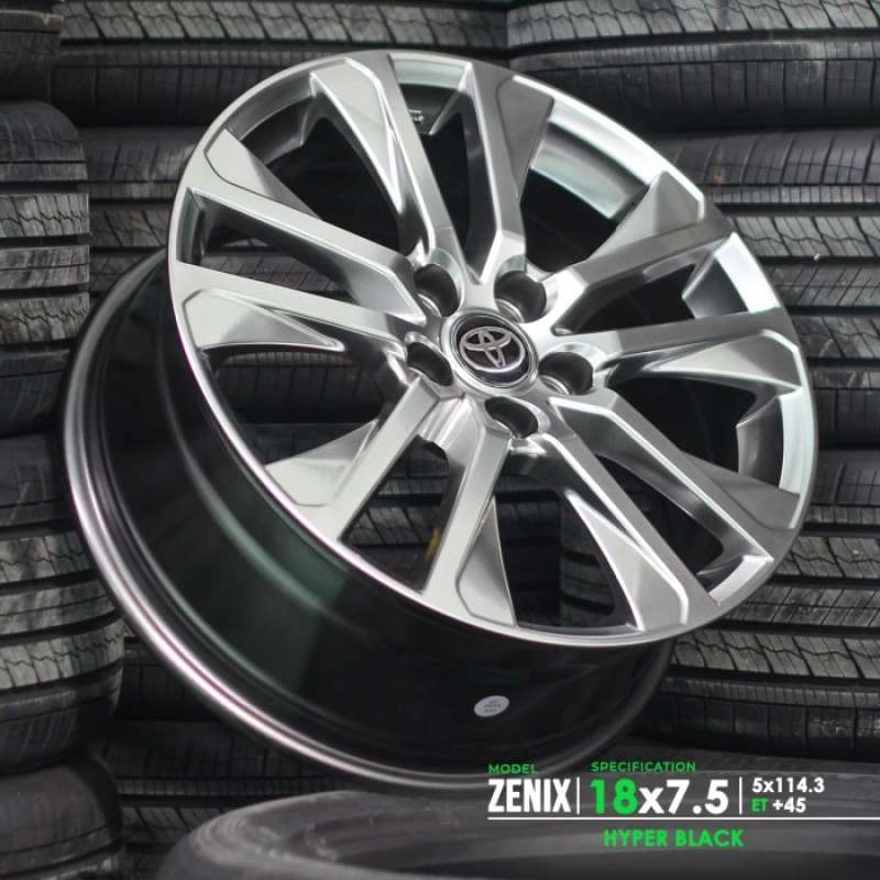 Jual Velg Toyota Zenix Ring 18 Reborn Vellfire Alphard Innova Camry ...