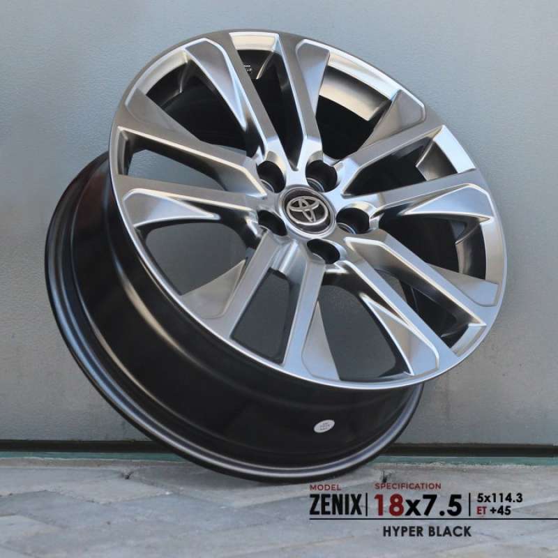 Jual Velg Toyota Zenix Ring 18 Reborn Vellfire Alphard Innova Camry ...