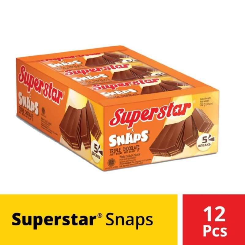 Jual Superstar Snap Wafer 12*28gr / Wafer Jadul / Wafer Superman Di ...