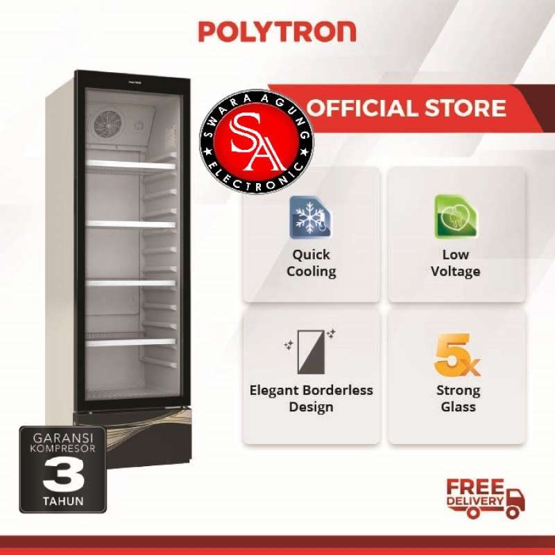 Jual Polytron Showcase 280 Liter Original, Murah & Diskon Januari 2024 ...