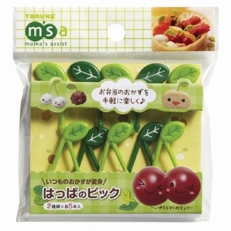 Jual Bento Pick Leaves Original Torune MSA Japan - Tusuk Bento di ...