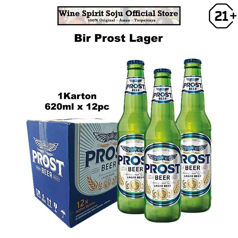 Jual Bir Prost Lager 620ml x 12pc (Karton) di Seller ...