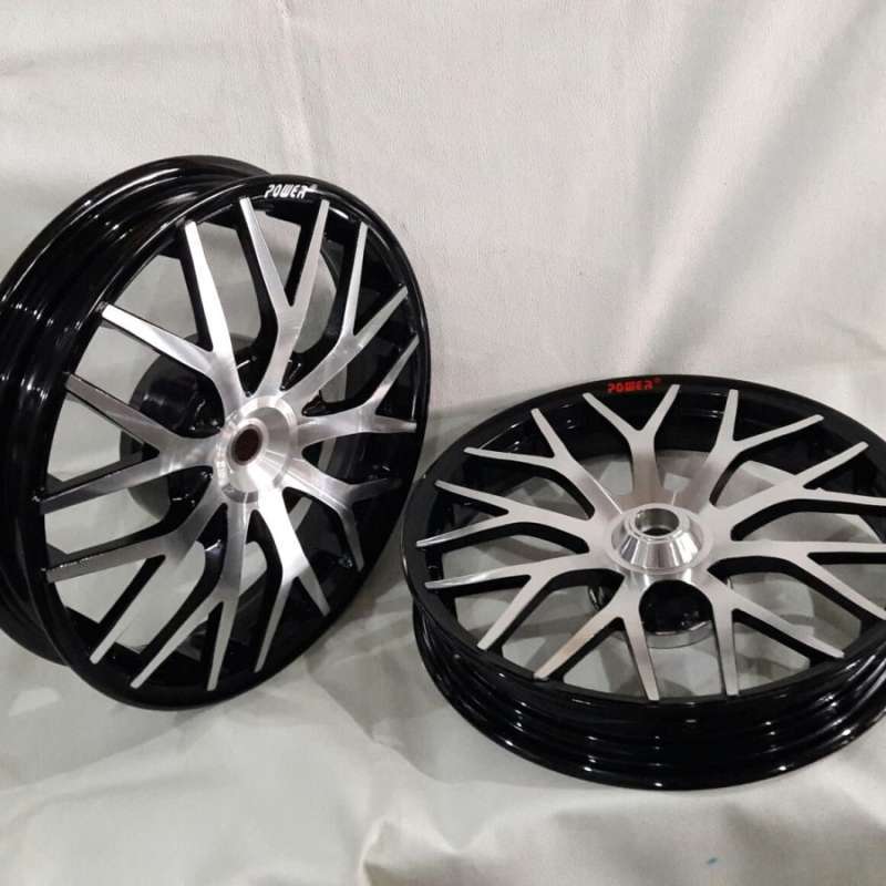 Promo velg motor Xeon POWER Evo black Chrome Diskon 13% di Seller ...