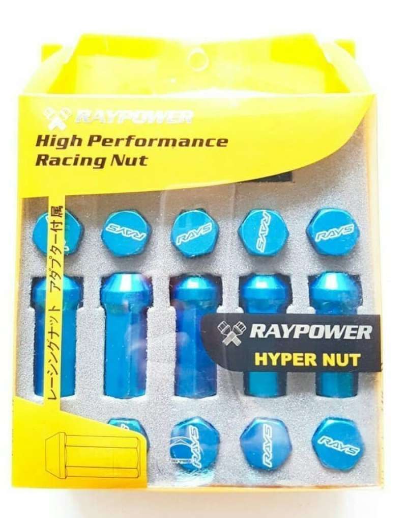 Jual Lugnut Rays Hyper Nut Besi Baja - Baut Roda Racing Mobil Bahan Besi Di Seller Cordeliaa ...
