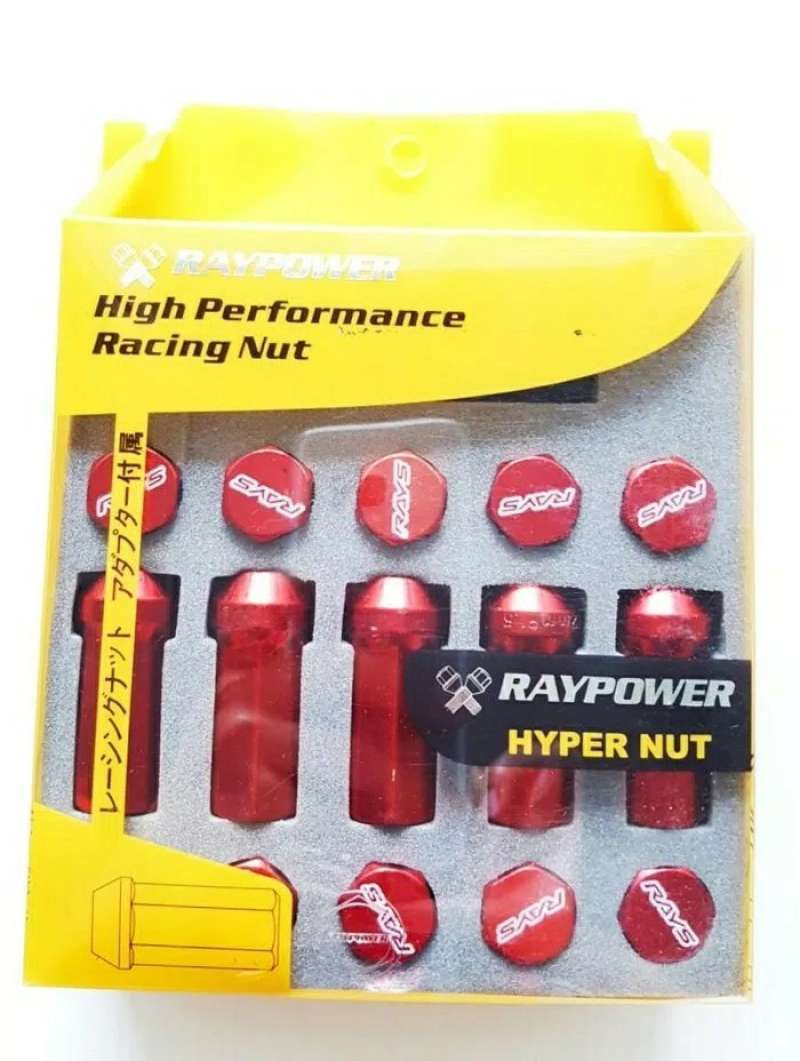 Jual Lugnut Rays Hyper Nut Besi Baja - Baut Roda Racing Mobil Bahan Besi Di Seller Cordeliaa ...