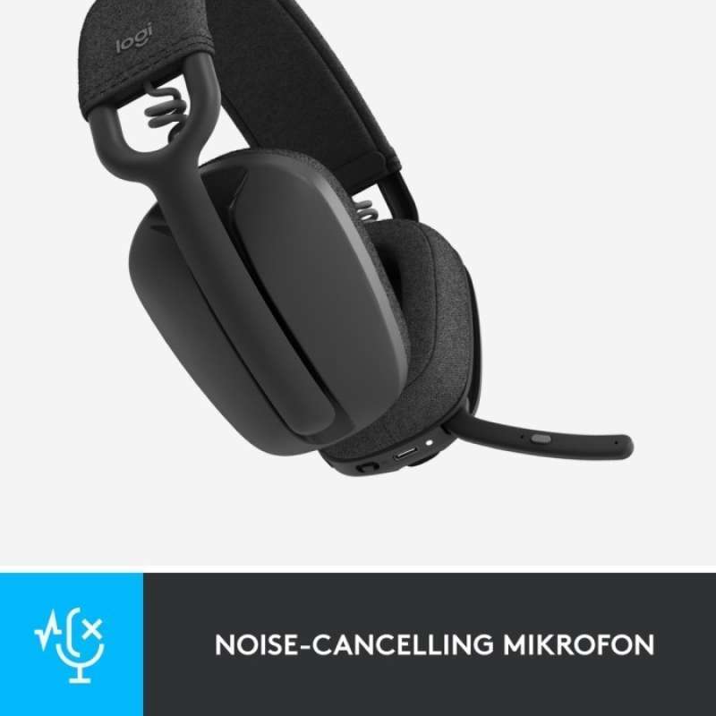 Promo Logitech Zone Vibe 100 Headphone Wireless Bluetooth Noise ...