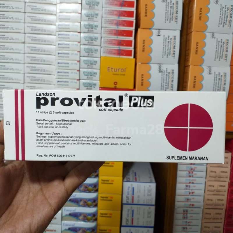 Jual Provital Plus Box 50 Kapsul Perbox. Di Seller Medika Lestari ...