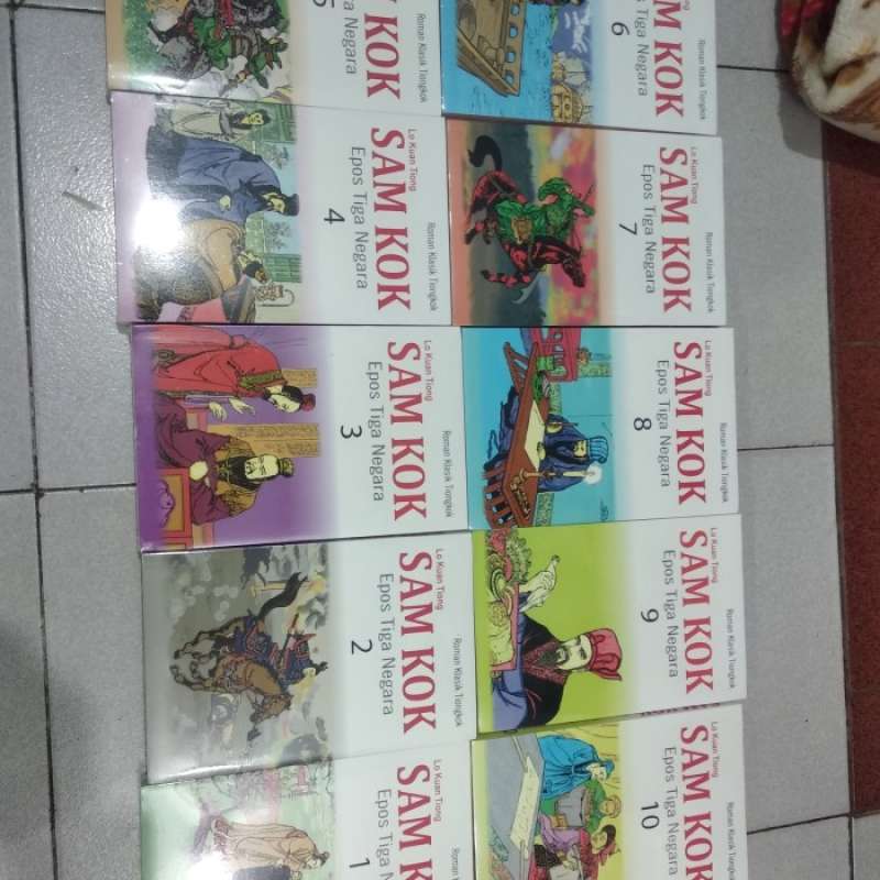 Jual Buku Original - Sam Kok Epos Tiga Negara Set 1 - 10 Oleh Lo Kuan ...