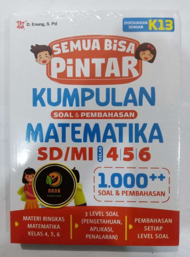 Promo SEMUA BISA PINTAR KUMPULAN SOAL & PEMBAHASAN MATEMATIKA KELAS 4,5,6 SD Diskon 10% di ...