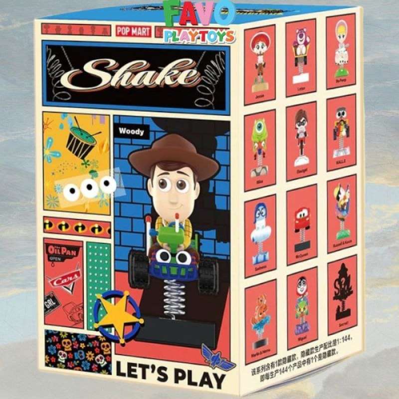 Promo POP MART Disney - Pixar Shake Series Blindbox Figure Set Diskon ...