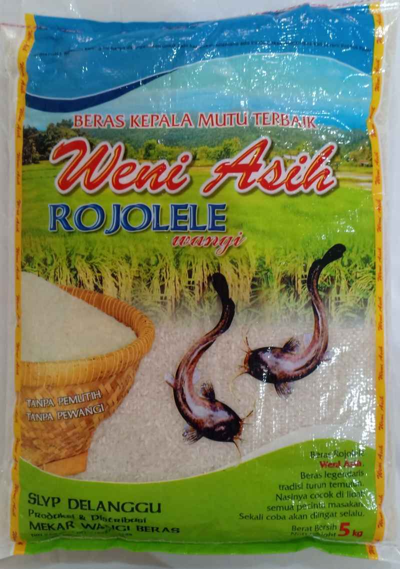 Promo Beras Rojolele Wangi 5 Kg Weni Asih Mekarwangi Diskon 2% di ...