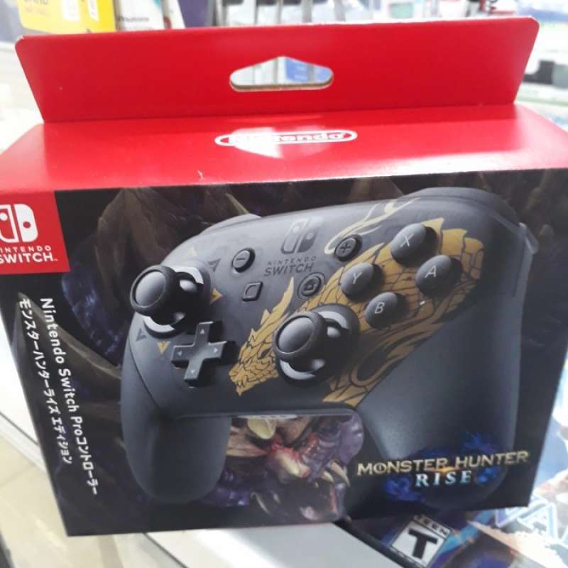 Promo Pro Controller Nintendo Switch Monster Hunter Rise Diskon 17% di ...