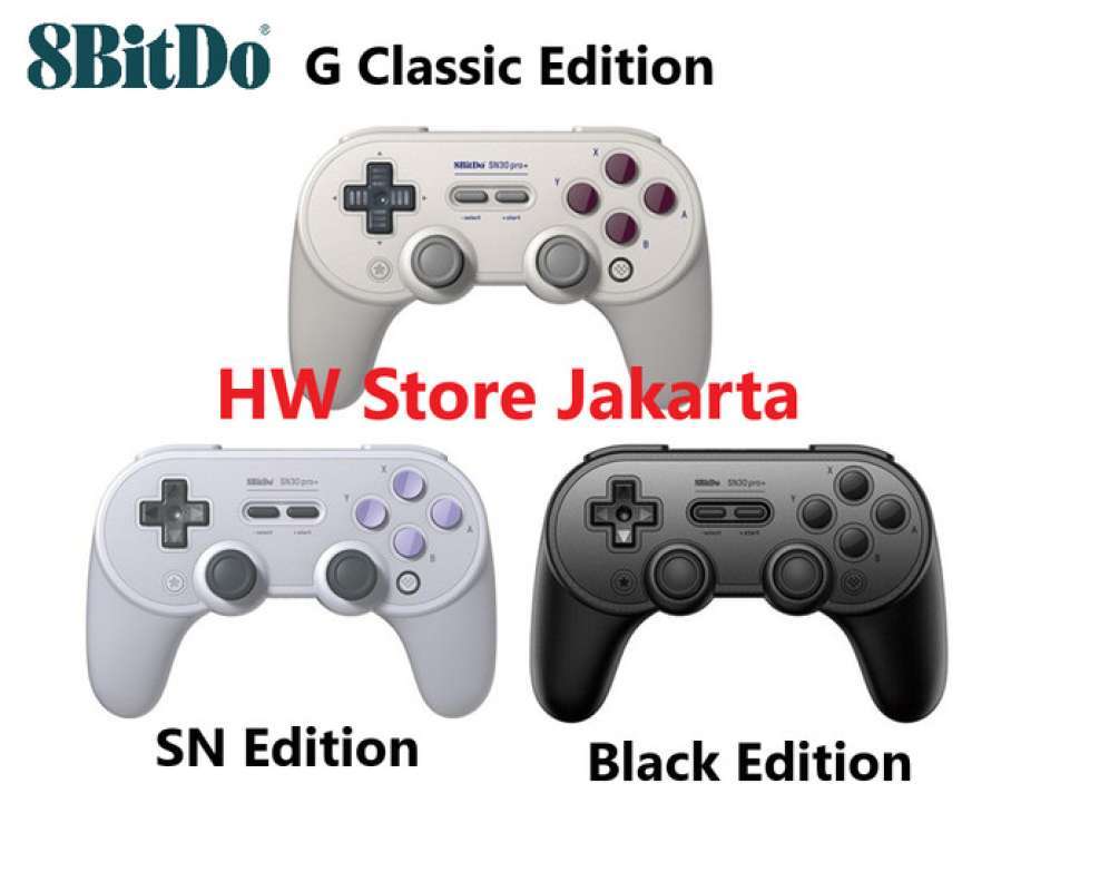 Promo 8Bitdo Sn30 Pro Plus Wireless Joystick Bluetooth Controller ...