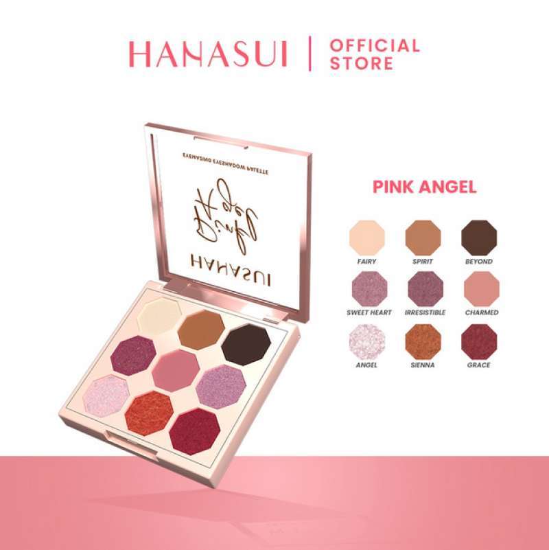 Promo Hanasui Eyemazing Eyeshadow Palette - Pink Angel Diskon 10% di ...