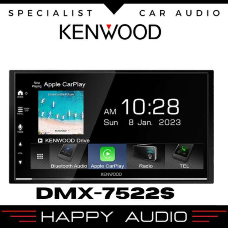 Jual Head Unit Double Din Kenwood Dmx7522s Wireless Apple Carplay Android Auto Di Seller Happy ...