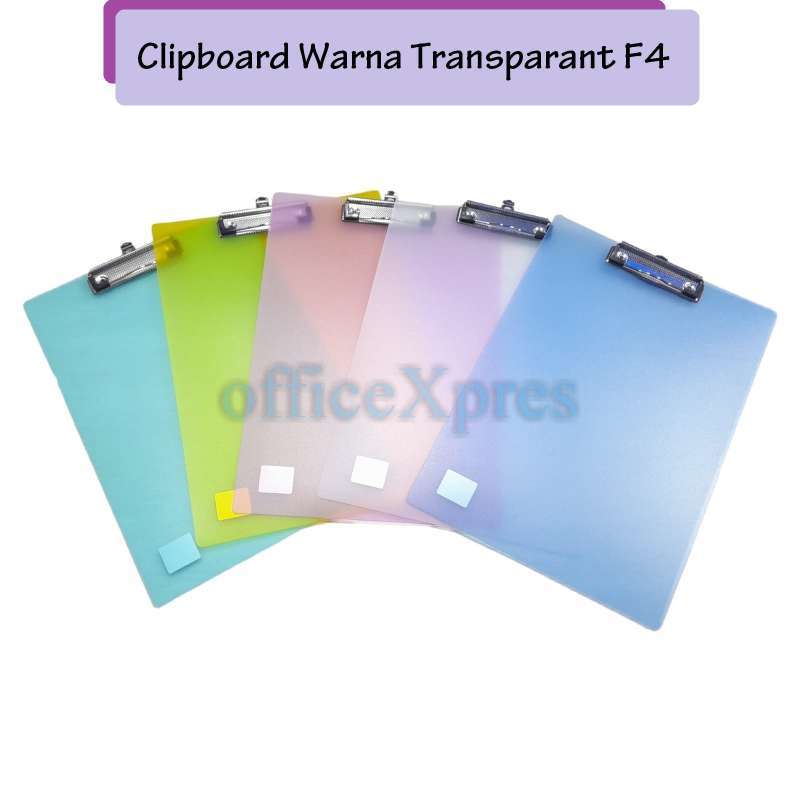 Jual Papan Jalan / Clipboard F4 / Alas Ujian / Papan Ujian / Clip Board ...