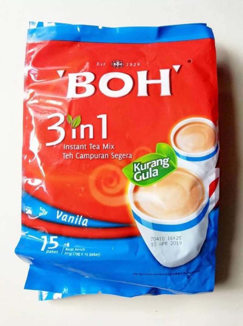 Jual Boh 3in1 Tea Tarik With Vanilla Less Sugar [285 G] Di Seller Ranch ...