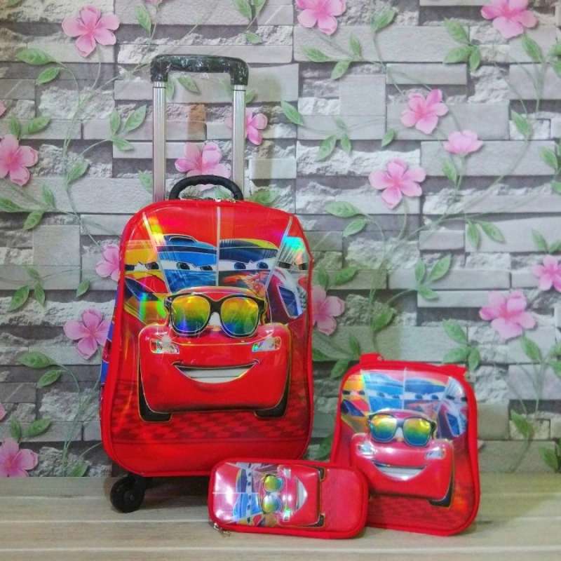 Promo Tas Troli Koper 3 In 1 Karakter Anak Avengers Captain America The ...