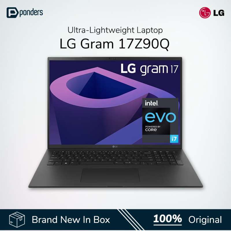 Promo Laptop Lg Gram 17 Inch 17z90q Core I7-1260p 32gb Ddr5/ Ssd Nvme 1tb/ W11 Diskon 1% Di ...