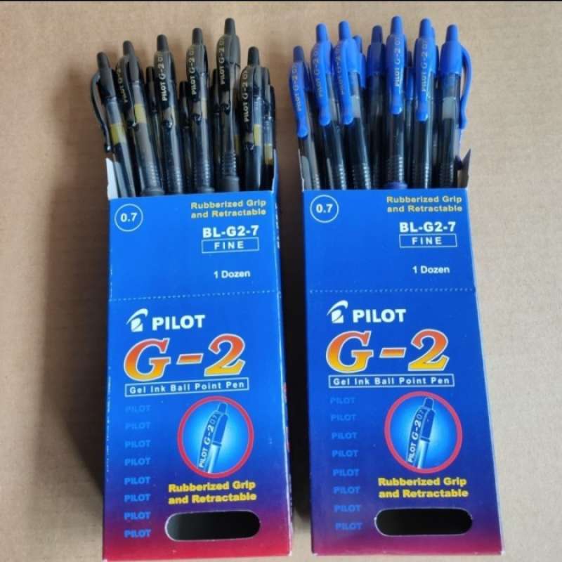 Promo Pulpen Pilot G2 Gel Ink Ball Point Pen Harga Per Lusin Isi 12 Pcs Diskon 17% di Seller ...