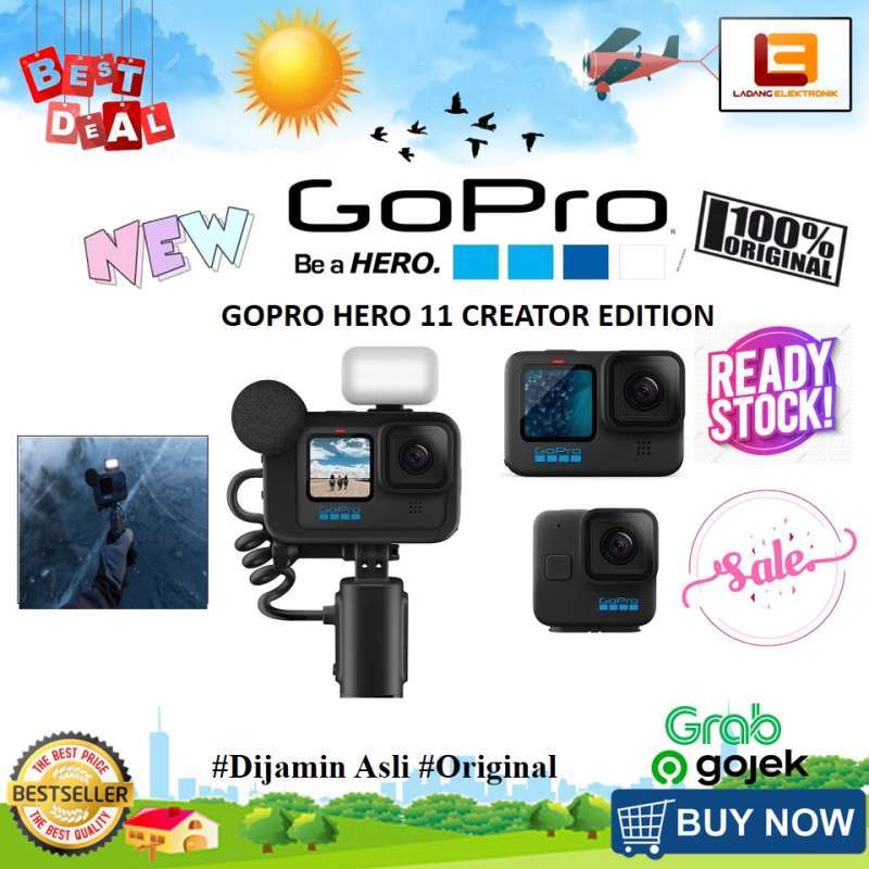 Promo Gopro Hero 11 Black Creator Edition Go Pro Hero 11 Action Camera Diskon 1% Di Seller ...