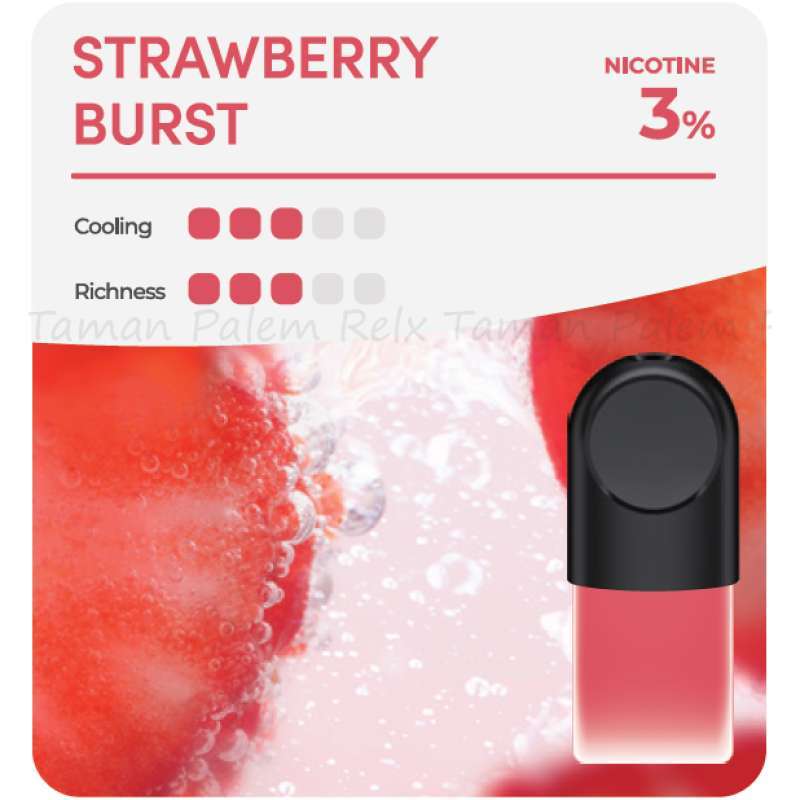 Jual Relx Pod All Flavours / Relx Pods, Rasa Strawberry Burst Di Seller ...