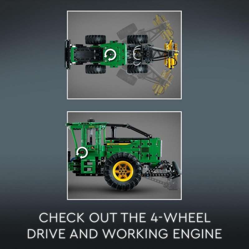 Promo Lego Technic 42157 John Deere 948l-ii Skidder Building Toy Set ...