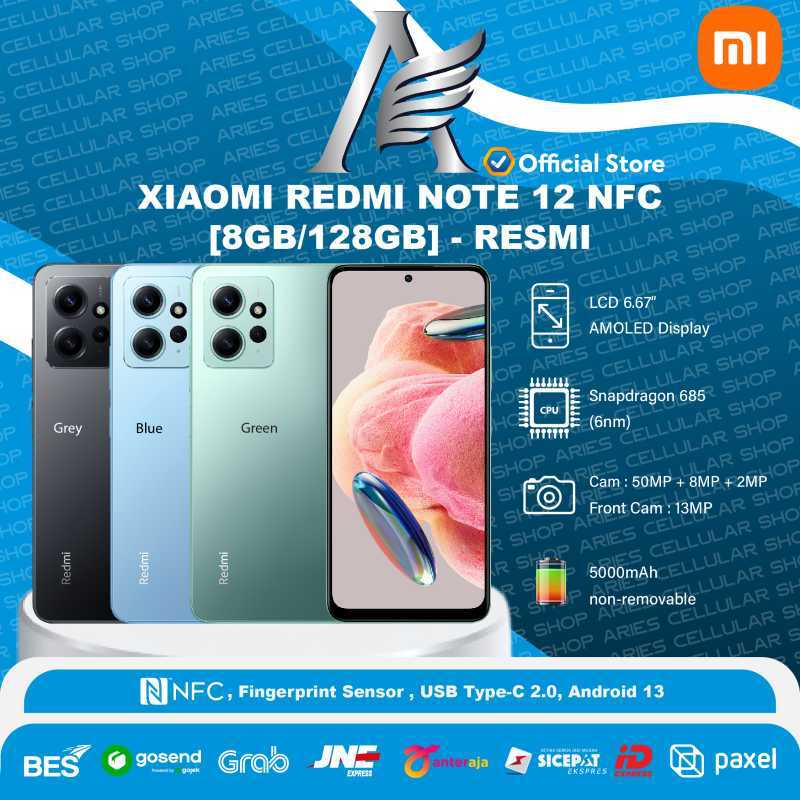 Promo Xiaomi Redmi Note 12 NFC 8/128 Garansi Resmi Diskon 10% di Seller ...