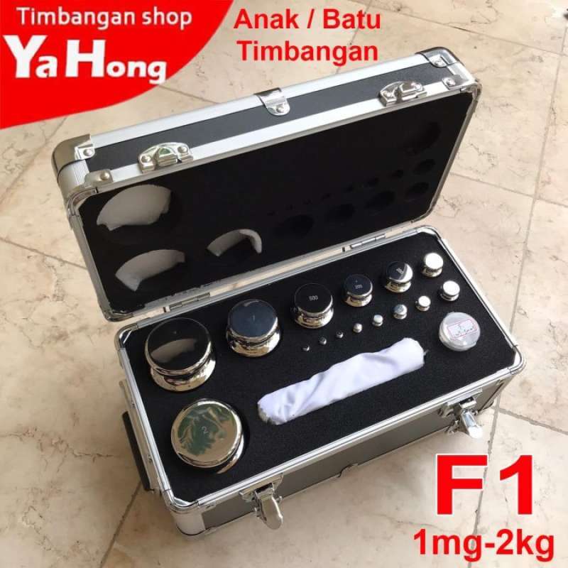 Jual Anak Timbangan Batu Timbangan Kalibrasi F1 1mg-2kg + Box Di Seller Silia Store - Kalibata ...