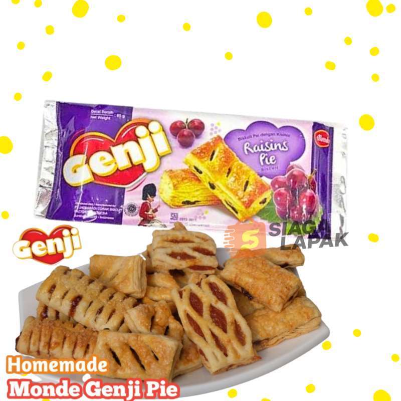 Promo Monde Genji Pie All Varian 85gr Biskuit Pai Raisin Soft Stroberi ...