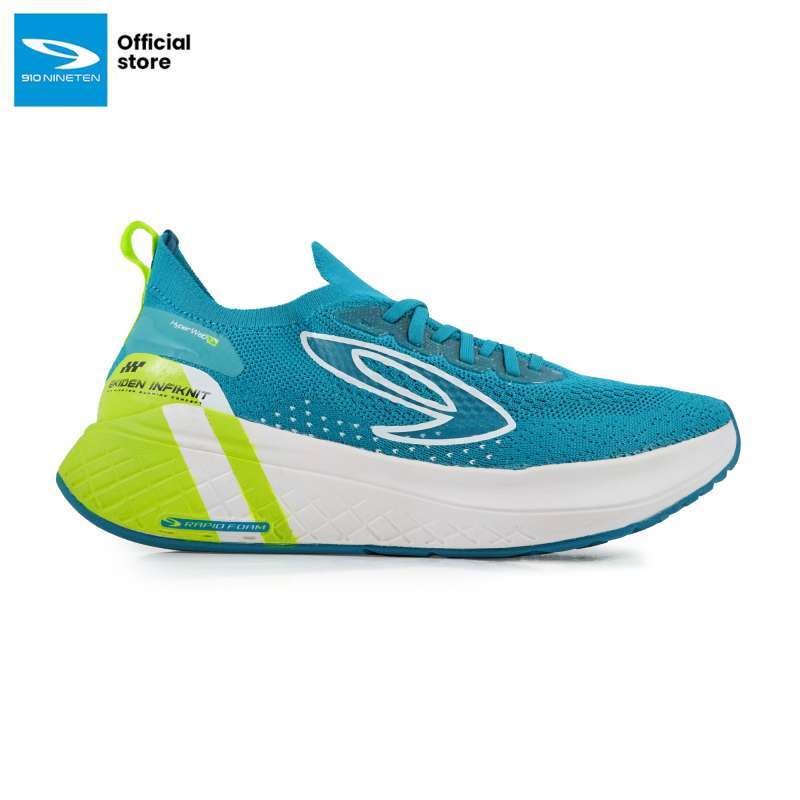 Jual 910 Nineten Ekiden Infiknit Sepatu Lari- Hijau/hijau-neon/putih Di ...