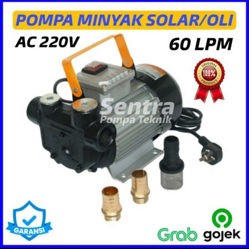 Promo Pompa Minya Elektrik Listrik 220V 1Inch Pompa Cairan Kental Solar ...