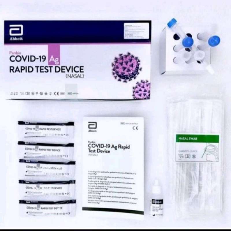 Jual Panbio Bioquick Abbott Nasal Alat Test Swab Antigen / Swab Hidung ... Jual Panbio Bioquick Abbott Nasal Alat Test Swab Antigen / Swab Hidung ...