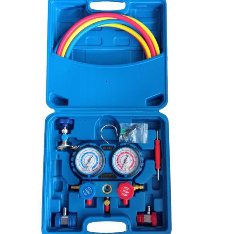 Promo METERAN MANIFOLD ALAT ISI FREON REFRIGERANT METERAN AC MOBIL ...