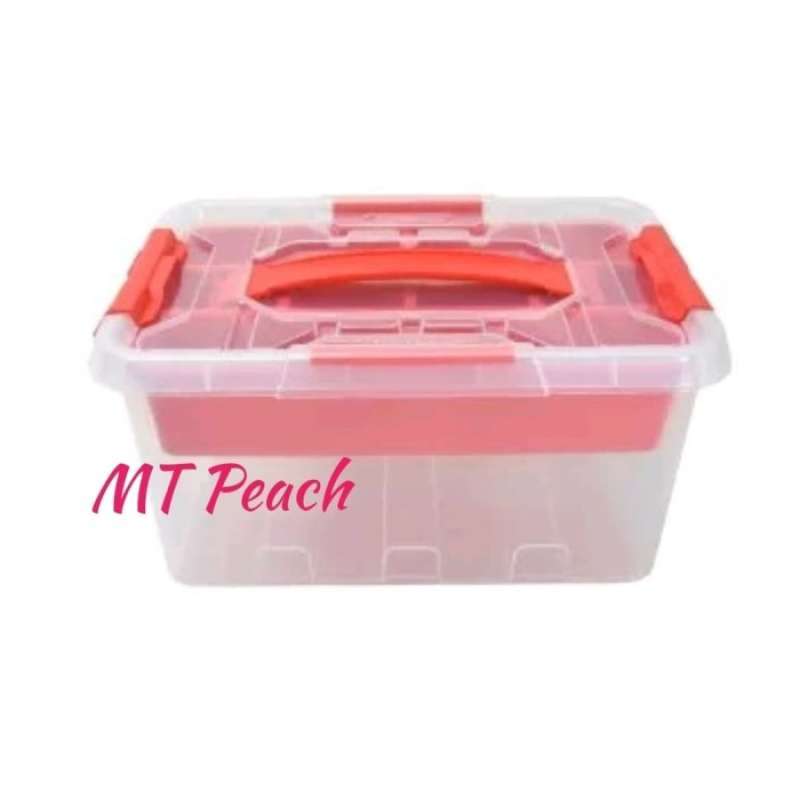 Promo KRISBOW KOTAK PERKAKAS DENGAN TRAY 6LTR CONTAINER BOX WITH TRAY ...