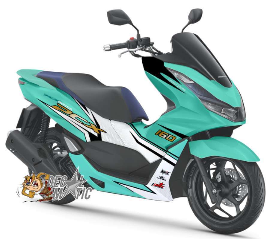 Jual Decal Stiker Full Body Motor Honda Pcx 150 / 160 Grafis Simpel ...