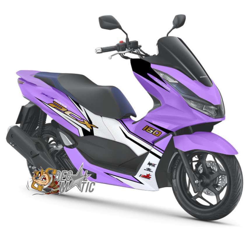 Jual Decal Stiker Full Body Motor Honda Pcx 150 / 160 Grafis Simpel ...