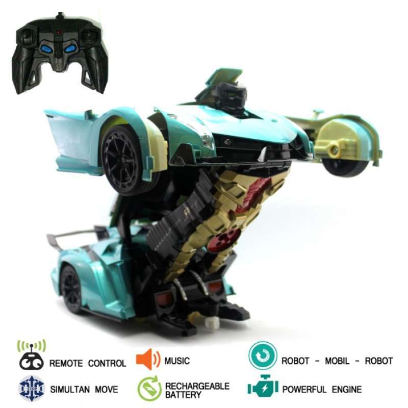 Jual Mainan Remote Control Rc Transformer Autobots Metalic Di Seller ...
