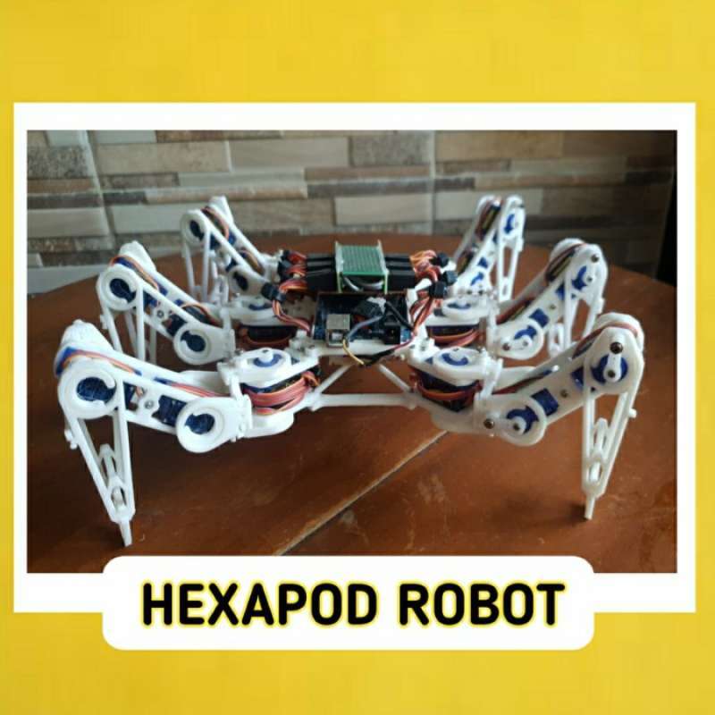 Promo Kit Robot Hexapod Fullset 3D Printed Diy Arduino Diskon 23% di Seller Tris Shop - Cipinang ...