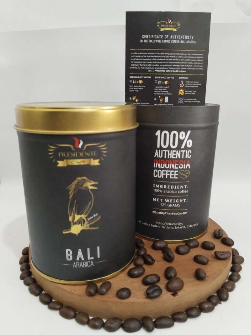 Jual Kopi Bali Arabica - Presidente Caffe - Tube Edition 125 Gram Di ...