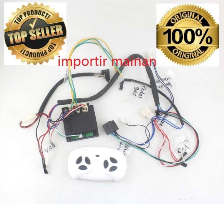 Jual Modul Receiver Box 12v Jr1705 Plus Remote Dan Kabel Set Mobil Aki ...