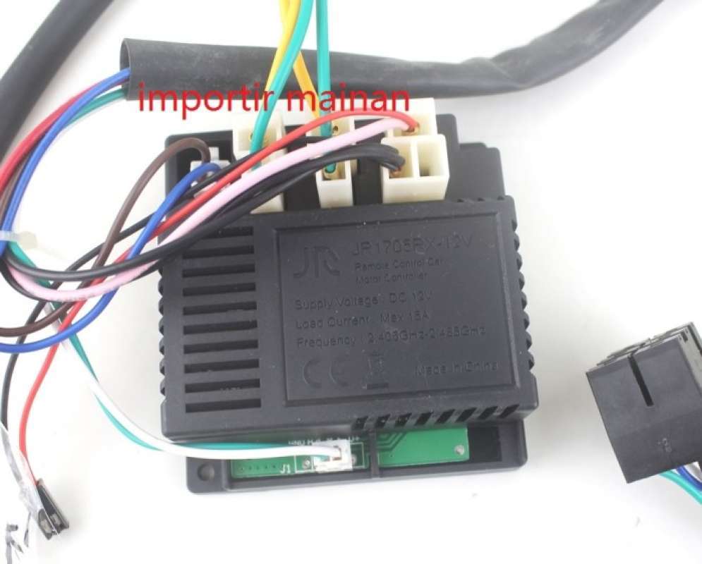 Jual Modul Receiver Box 12v Jr1705 Plus Remote Dan Kabel Set Mobil Aki ...