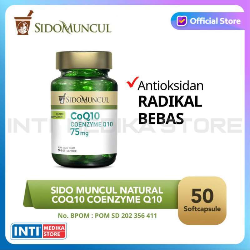 Promo SIDOMUNCUL - Suplemen COENZYME Q10 Natural Herbal | Anti Radikal ...