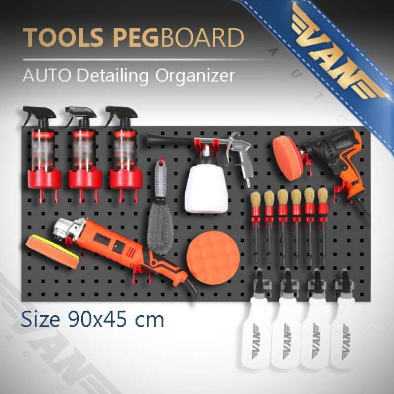 Jual Tools Peg Board Detailing Rak Papan Organizer Detailing Bengkel ...